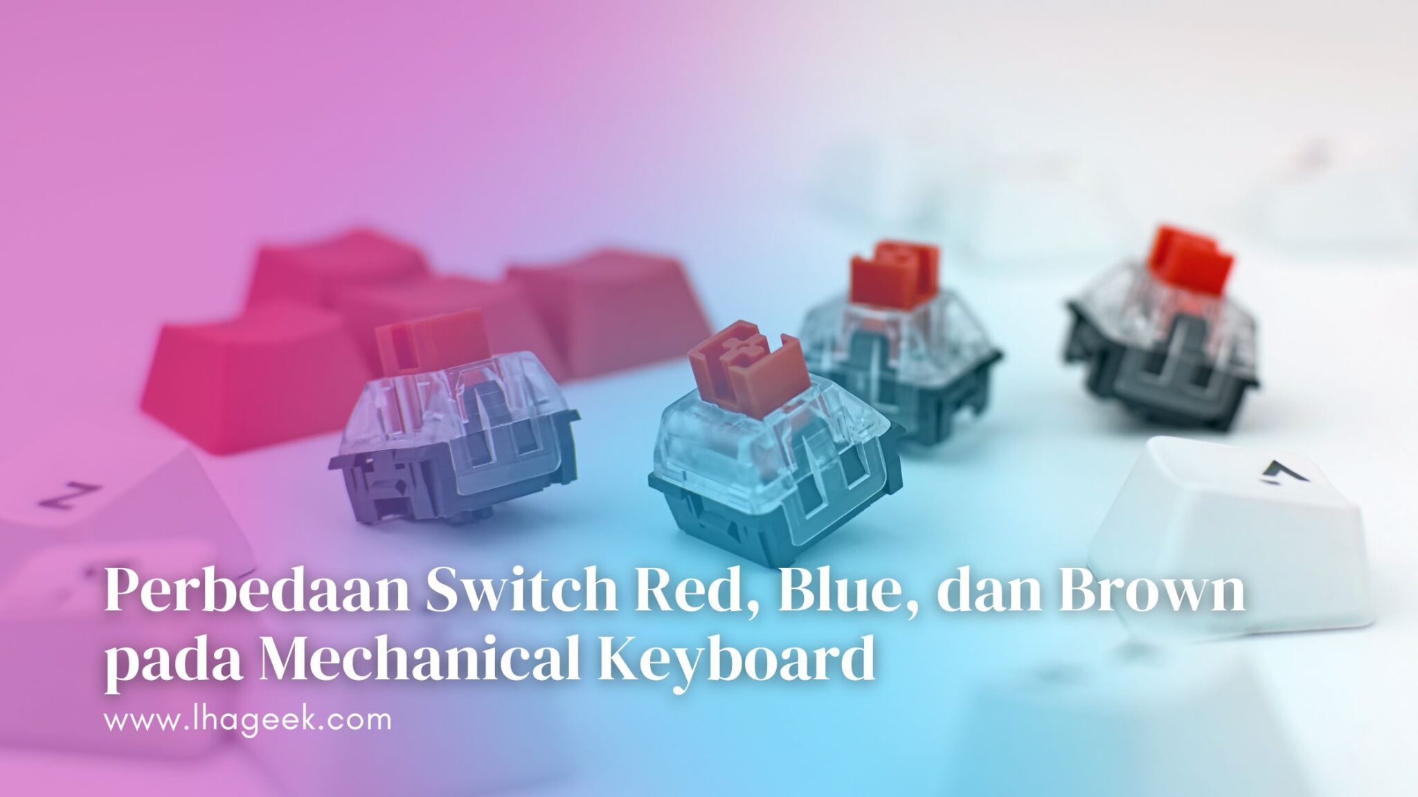Perbedaan Switch Red, Blue, dan Brown pada Mechanical Keyboard